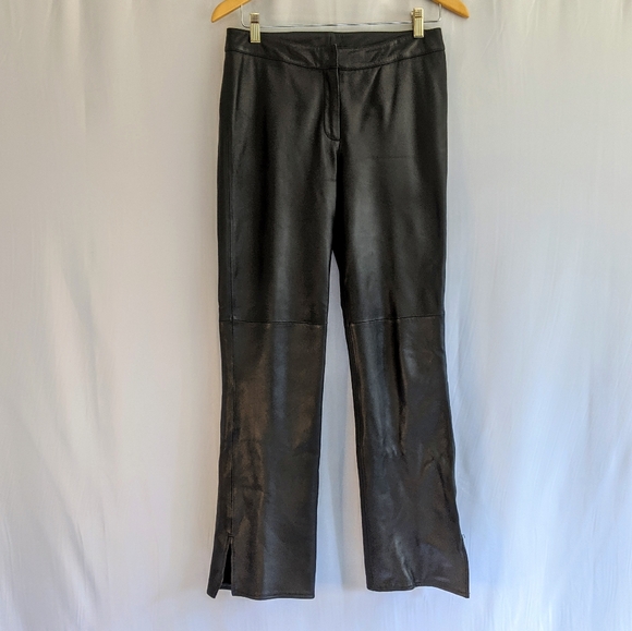 Vakko | Pants & Jumpsuits | Vintage Vakko Black Leather Pants | Poshmark